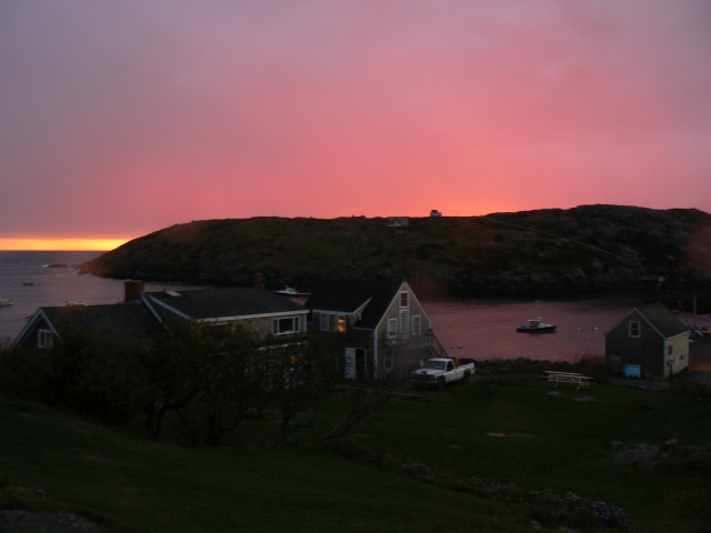 Doug Way’s sunset – Monhegan Commons