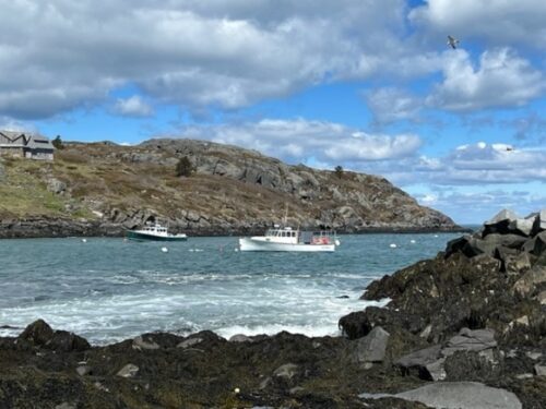 Monhegan Harbor & Manana – Monhegan Commons