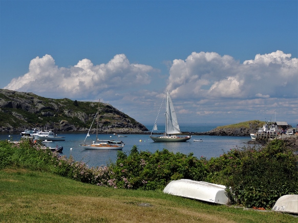 Monhegan Harbor looking NW – Monhegan Commons