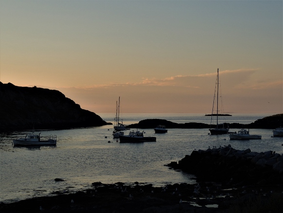 Monhegan Harbor with Cloud Front – Monhegan Commons